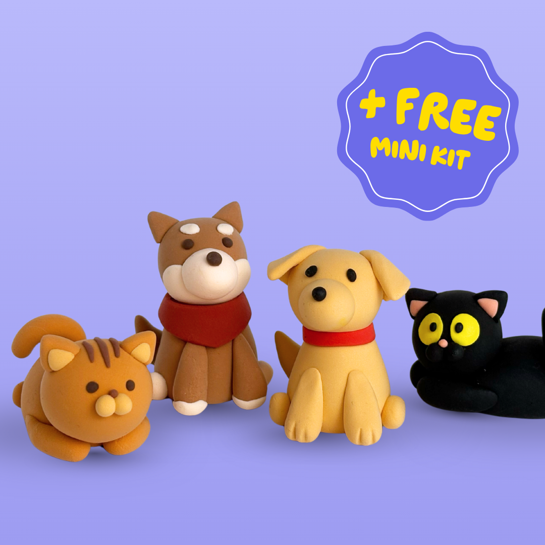 The Pawpals Bundle | Air Dry Foam Clay Kits – Claymoo
