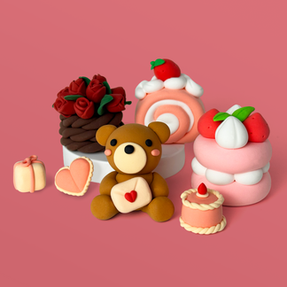 Date Night Bundle | Air Dry Foam Clay Kits – Claymoo